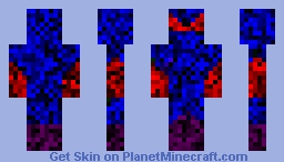 distorted man Minecraft Skin