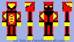 Il Guerriero Rosso Minecraft Skin