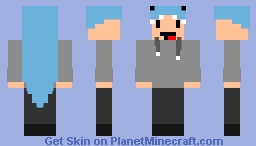 shark hat Minecraft Skin