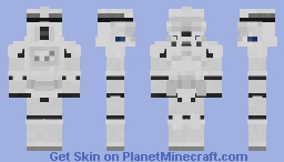 Star wars commander clone phase 1 Minecraft Skin