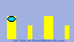 Yellow Among Us Person Minecraft Skin