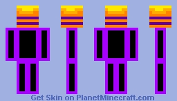 Vaporwave esk skin Minecraft Skin