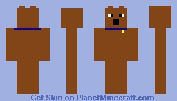 Brown Dog Minecraft Skin