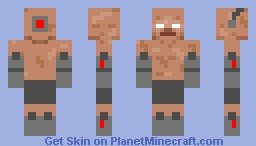 incomplete steve clone Minecraft Skin
