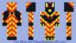 Feuervogel Phoenix Minecraft Skin