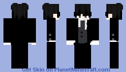 Black Minecraft Suit Minecraft Skin
