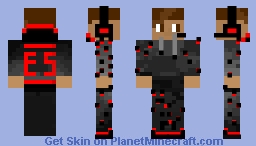 Red Gamer Kid Minecraft Skin