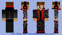 Red gamer kid Minecraft Skin