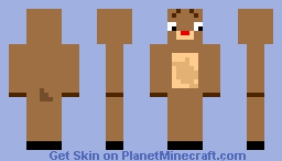 Rudolph the red nosed reindeer Minecraft Skin