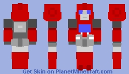 Transformers Generation 1:Ironhide Minecraft Skin