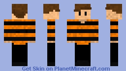 Bumble bee man Minecraft Skin