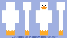 white duck Minecraft Skin