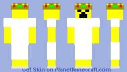Golden Creeper (Queen) Minecraft Skin