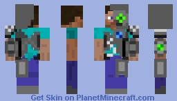 Carbide (Base, Green) Fortnite Minecraft Skin
