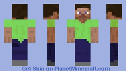 Yellow Steve Minecraft Skin