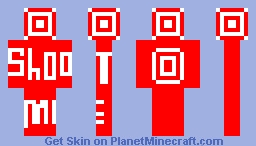 Target man Minecraft Skin