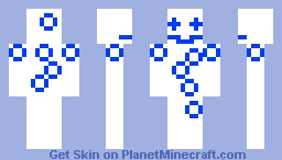 Blue Circle Thing Minecraft Skin