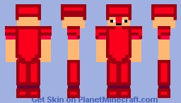 Lukitass red armor Minecraft Skin