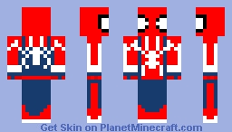 Spider Man Advanced Suit 2.0 Minecraft Skin
