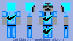 Nike Blue Minecraft Skin