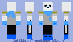 Underswap Sans Minecraft Skin