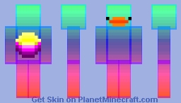 Link Duck Neon Minecraft Skin