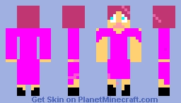 pink dress.. Minecraft Skin