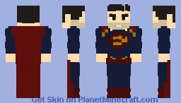 Superman (With a Cape) - CW Minecraft Skin