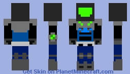Carbide (Base, Green) Fortnite Minecraft Skin