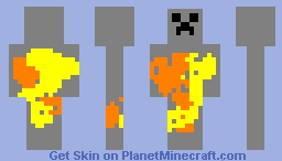 bedrock creeper Minecraft Skin