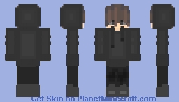 All Black Minecraft Skin