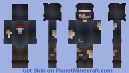 sasuke lunar heaband Minecraft Skin