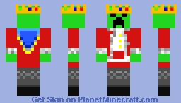 Creeper Technoblade Minecraft Skin