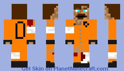 bandaged d-class personal Minecraft Skin