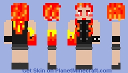 Worrier of Volcano Minecraft Skin