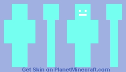 Light Blue speedrunner skin Minecraft Skin