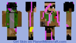RAY stats Minecraft Skin