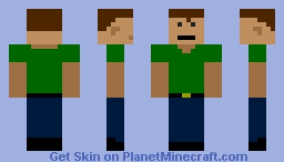 Dave the First Minecraft Skin