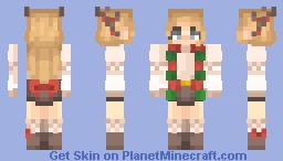 Festive Christmas Outfit † Minecraft Skin