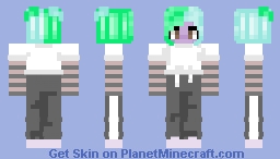 cute alien girl Minecraft Skin