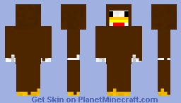Hooded Chicken Man Minecraft Skin