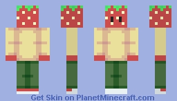 Strawberry Person Minecraft Skin