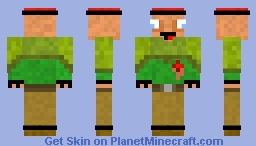 Wounded Explorer Minecraft Skin