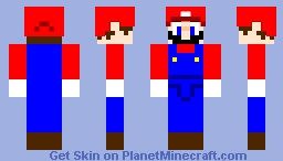 Mario Minecraft Skin