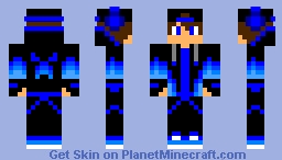 Blue pro Minecraft Skin