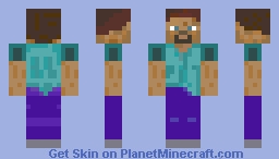 Steve Smiling Minecraft Skin