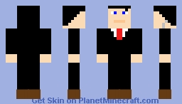 FBI agent Minecraft Skin
