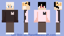 Double Sided Person Minecraft Skin