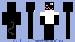 Derpy tuxedo cat Minecraft Skin