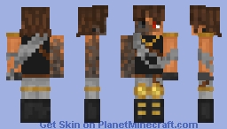 Half Corrupt Minecraft Skin